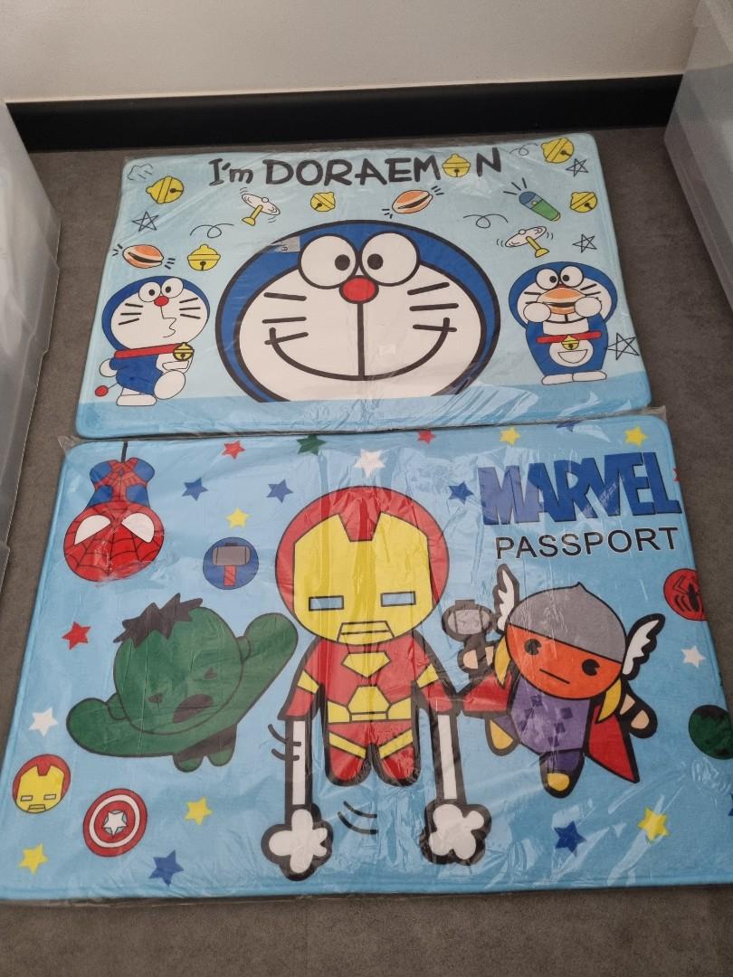 Cartoon Floor Mat Doraemon, Marvel, Furniture & Home Living, Home Decor ...