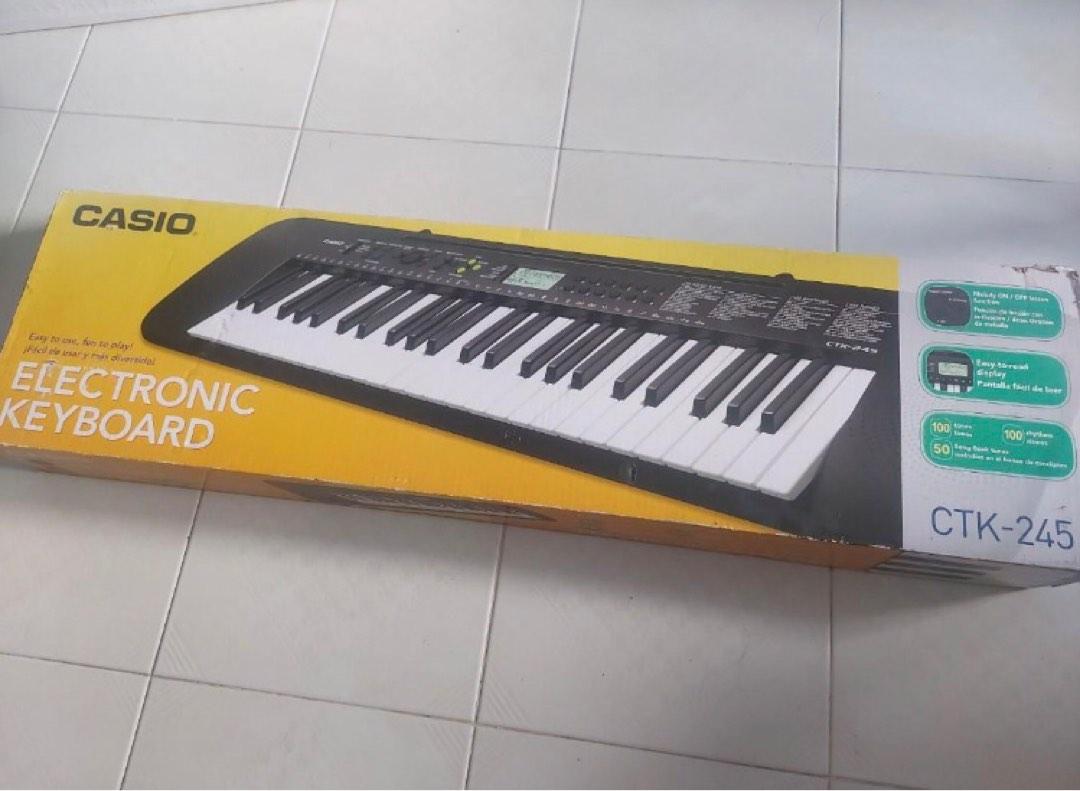 Casio keyboard CTK-245, Hobbies & Toys, Music & Media, Musical Instruments on Carousell