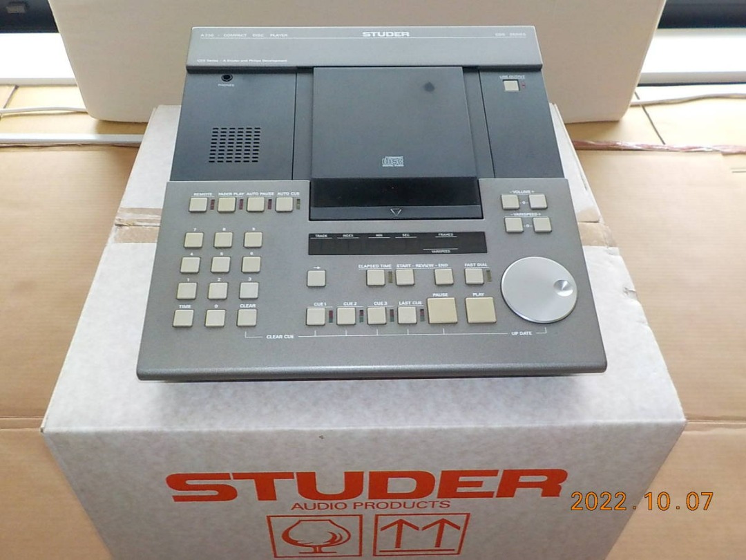 CD 唱機 Studer A730 拾音器 CDM4 它是一款功能齊全的產品。, 音響器材, 音樂播放裝置 MP3及CD Player - Carousell