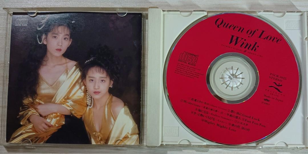 日版cd wink "Queen of love", 興趣及遊戲, 音樂、樂器 & 配件, 音樂與媒體 - CD 及 DVD - Carousell