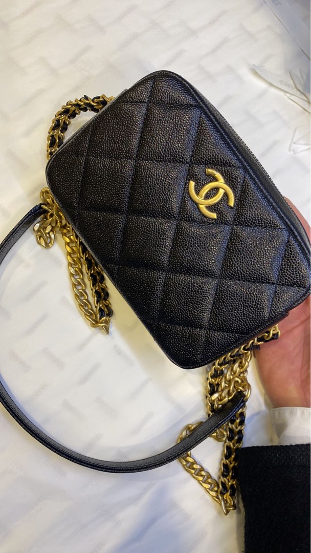 Chanel mini camera case, Luxury, Bags & Wallets on Carousell