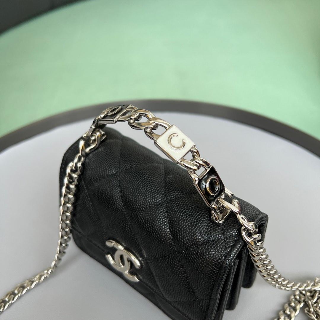 Chanel Coco Lettering Micro Flap, Luxury, Bags & Wallets on Carousell