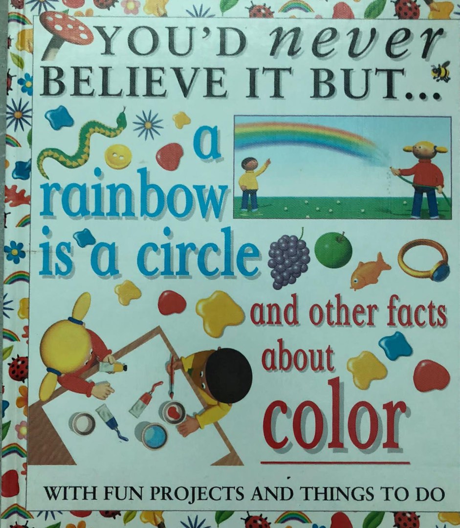 Children storybook Rainbow is a circle, Hobbies & Toys, Books ...