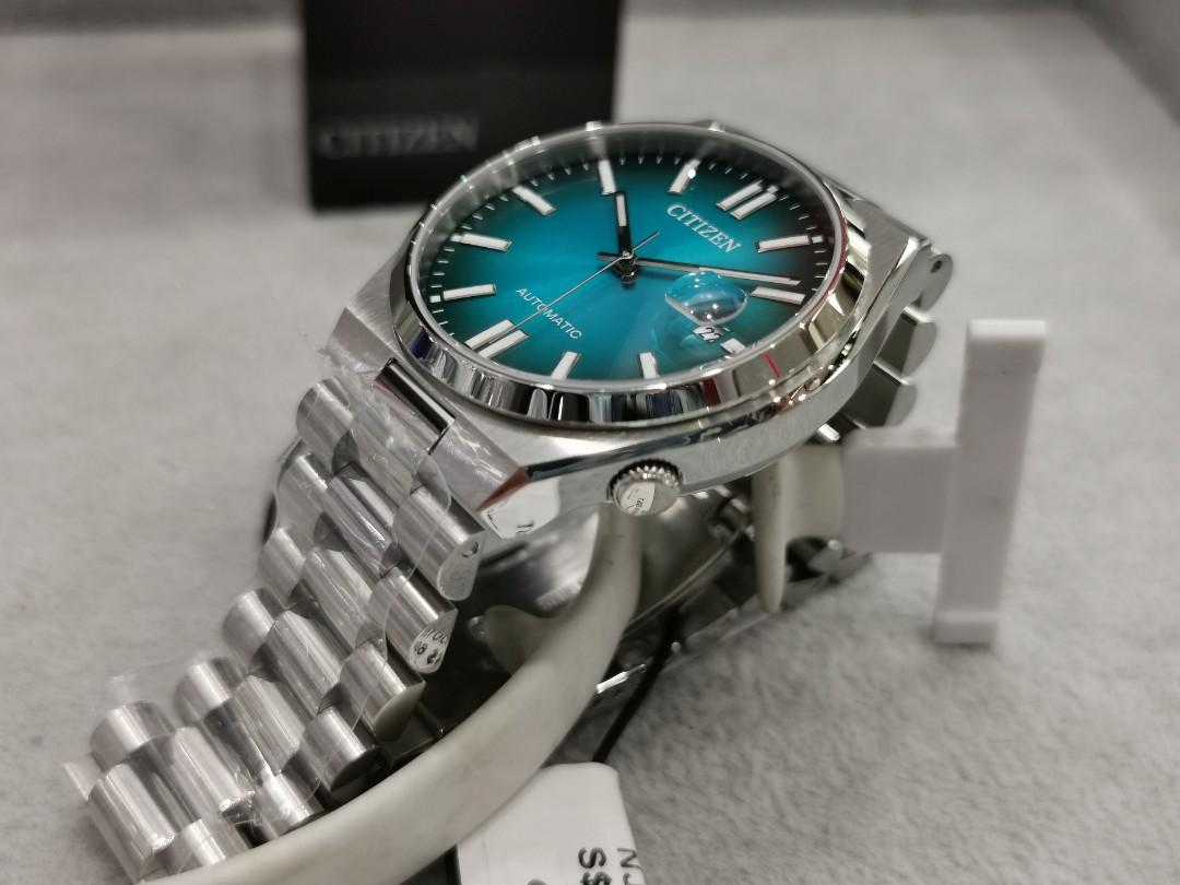 Citizen NJ0151-88X Teal Fumed Automatic Watch, Men's Fashion, Watches ...