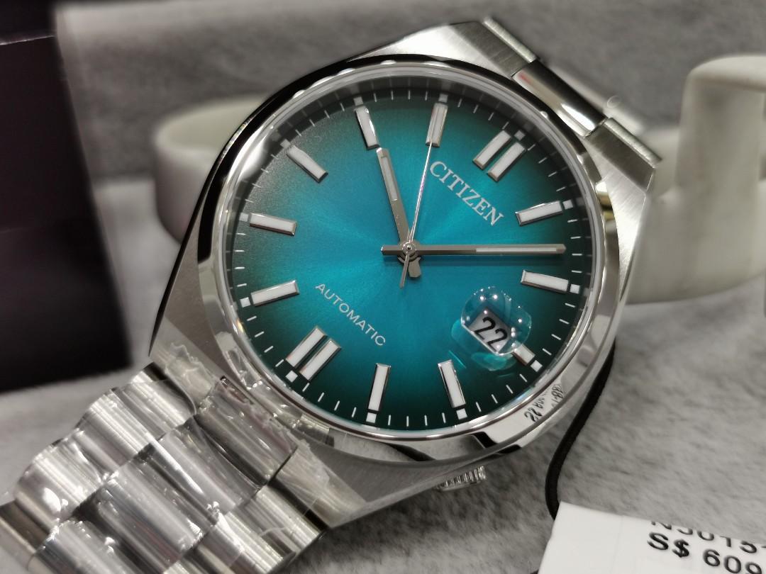 Citizen NJ0151-88X Teal Fumed Automatic Watch, Men's Fashion, Watches ...