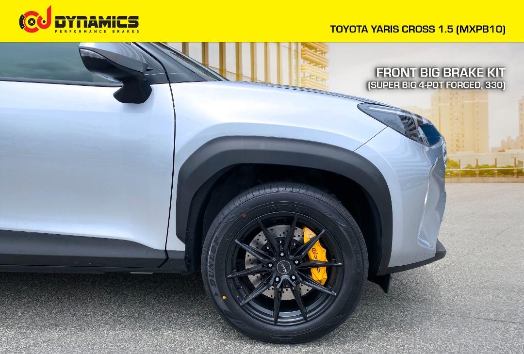 CJ DYNAMICS FRONT BIG BRAKE KIT (SUPER BIG 4-POT FORGED, 330) ON TOYOTA ...