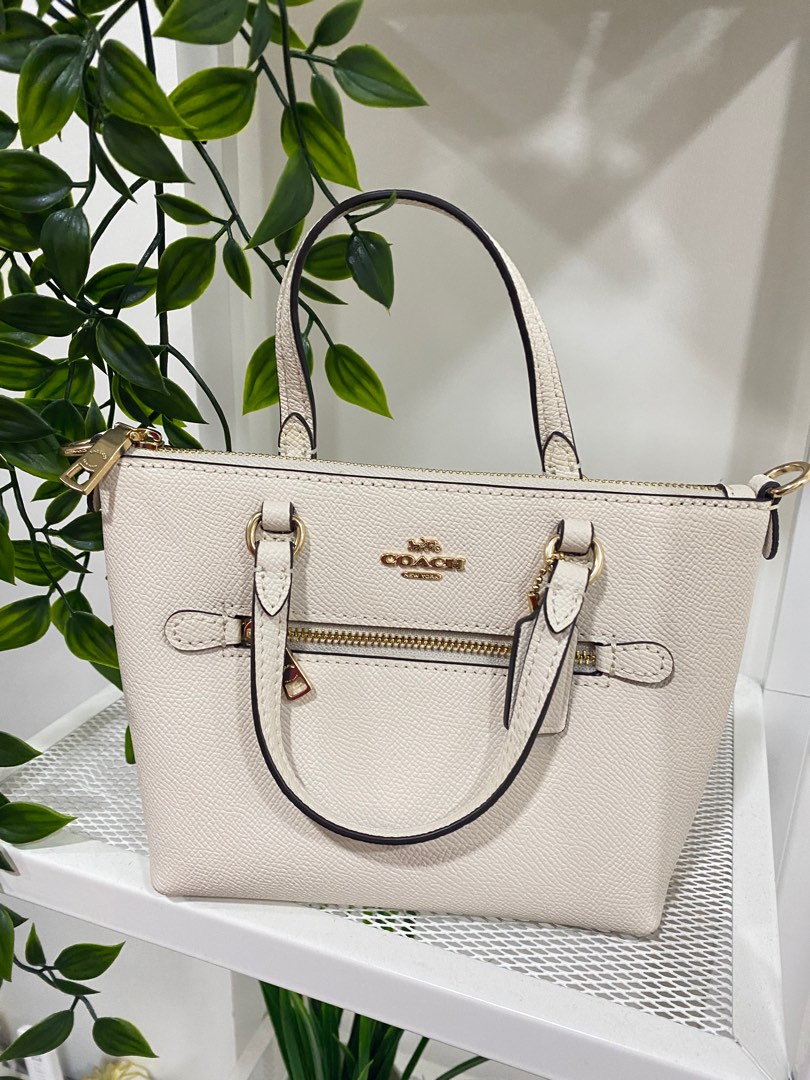 Coach Gallery Mini Crossbody in Chalk, Luxury, Bags & Wallets on Carousell