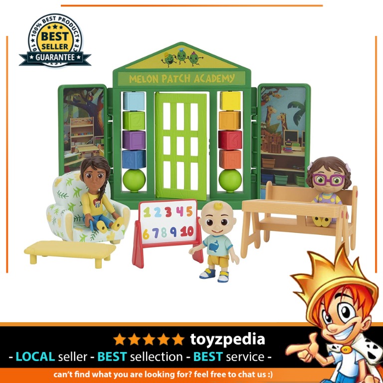 CoComelon School Time Deluxe Playtime Set JJ, Bella, and their teacher ...