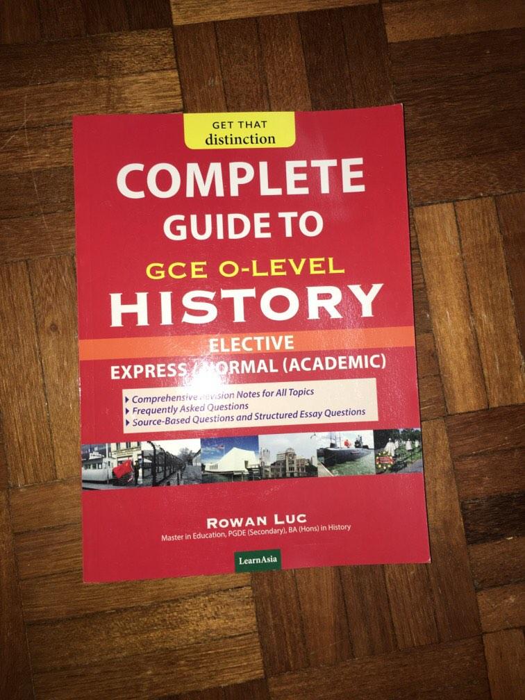 Complete Guide to GCE O LEVEL History, Hobbies & Toys, Books & Magazines, Textbooks on Carousell