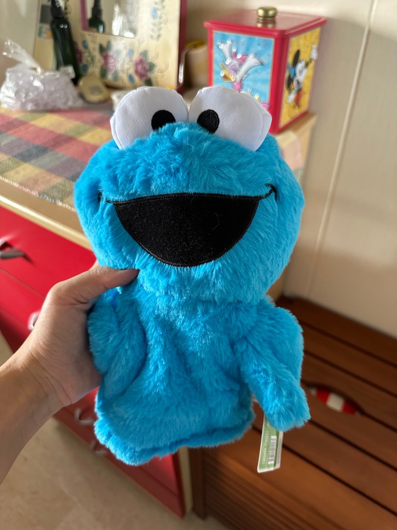 Cookie Monster puppet, Hobbies & Toys, Toys & Games on Carousell