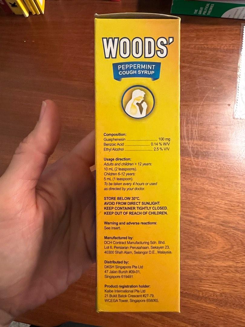 Woods Cough Syrup Brand New, Health & Nutrition, Health Supplements ...