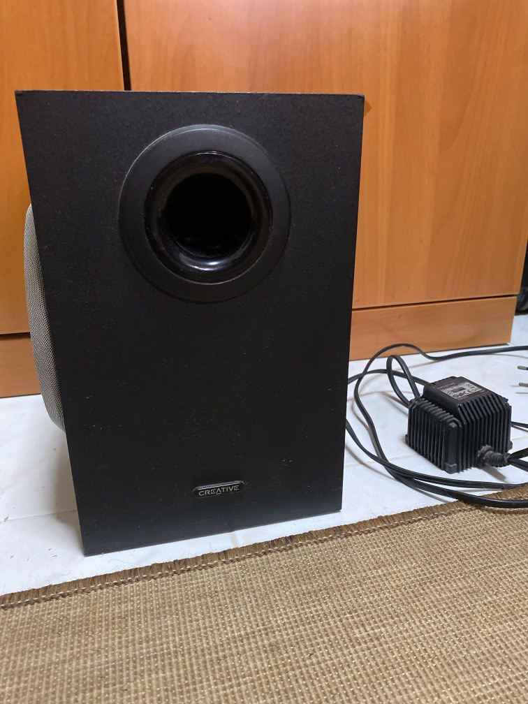 Creative subwoofer with adapter, Audio, Soundbars, Speakers ...