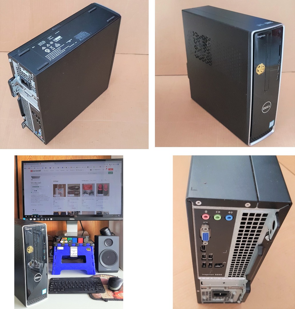 Dell Inspiron 3250, Small Form Factor Desktop Computer, Dual Core ...