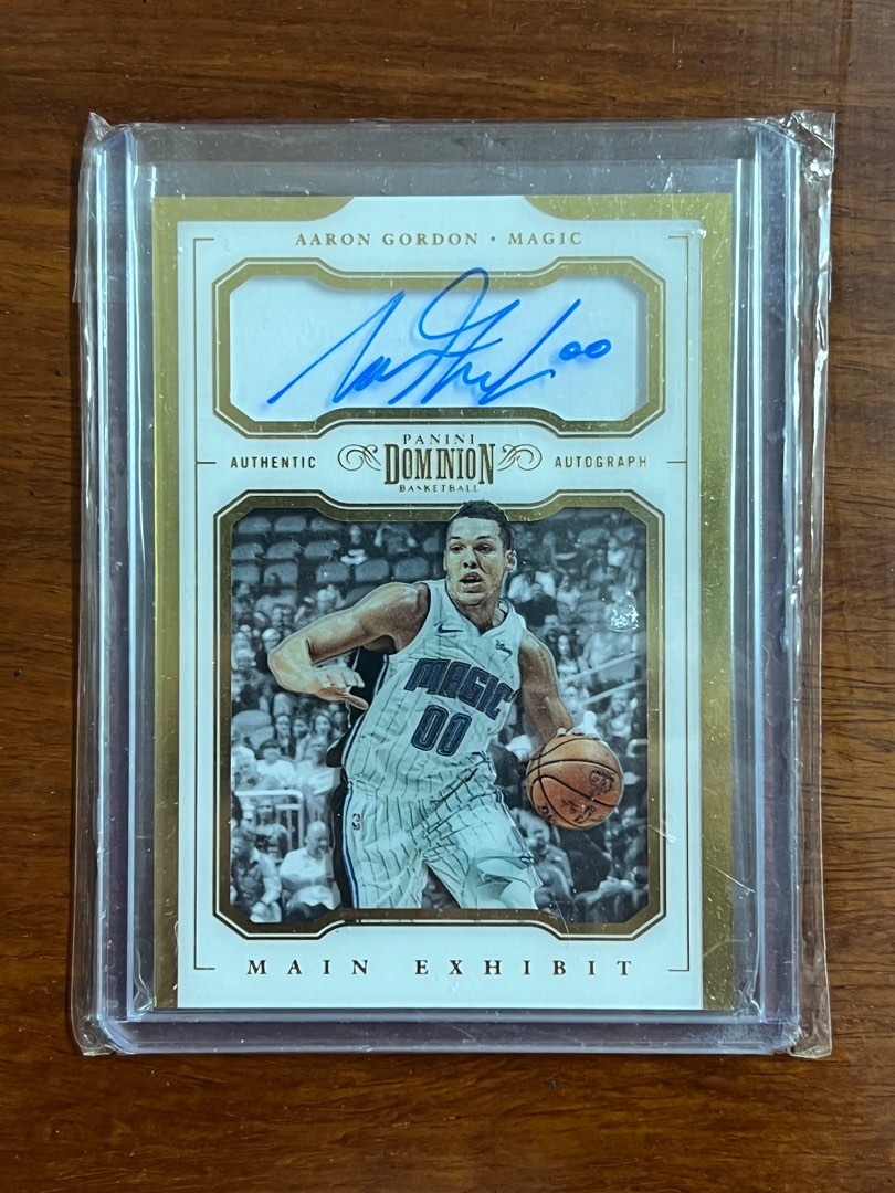 Panini NBA Dominion Aaron Gordon Autograph /10, 興趣及遊戲, 玩具 & 遊戲類 - Carousell