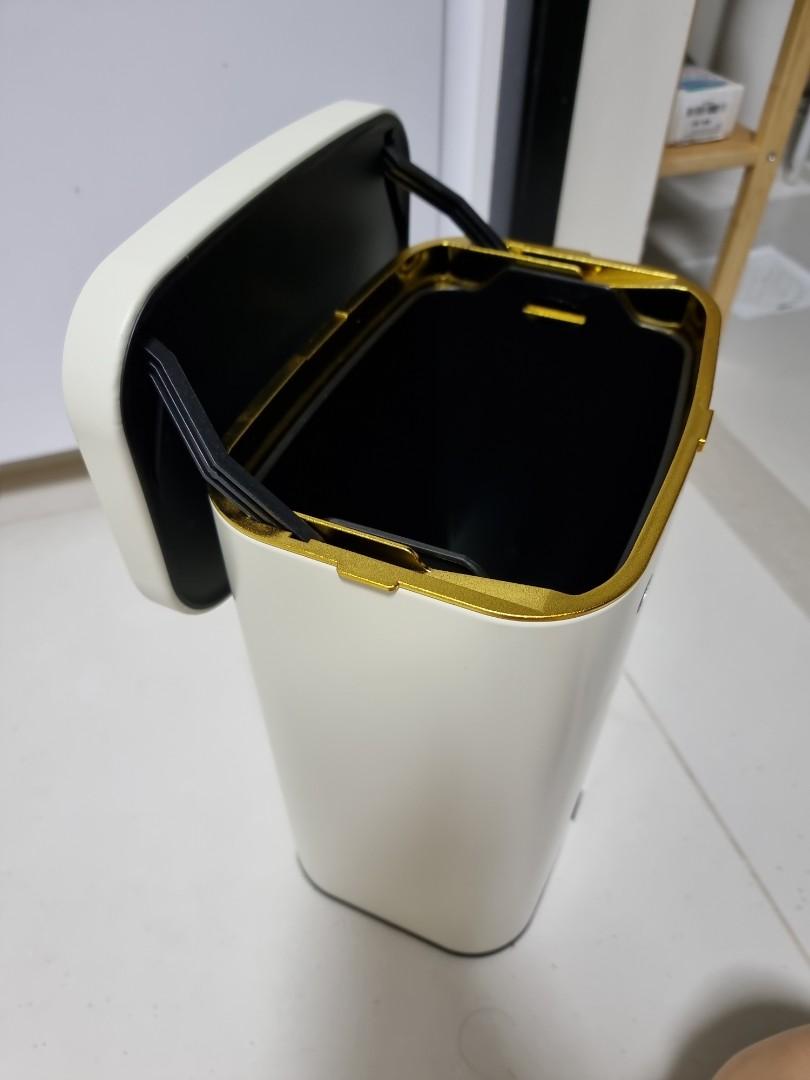 Dustbin with Lid Minimalist Muji Japan Style, Furniture & Home Living ...
