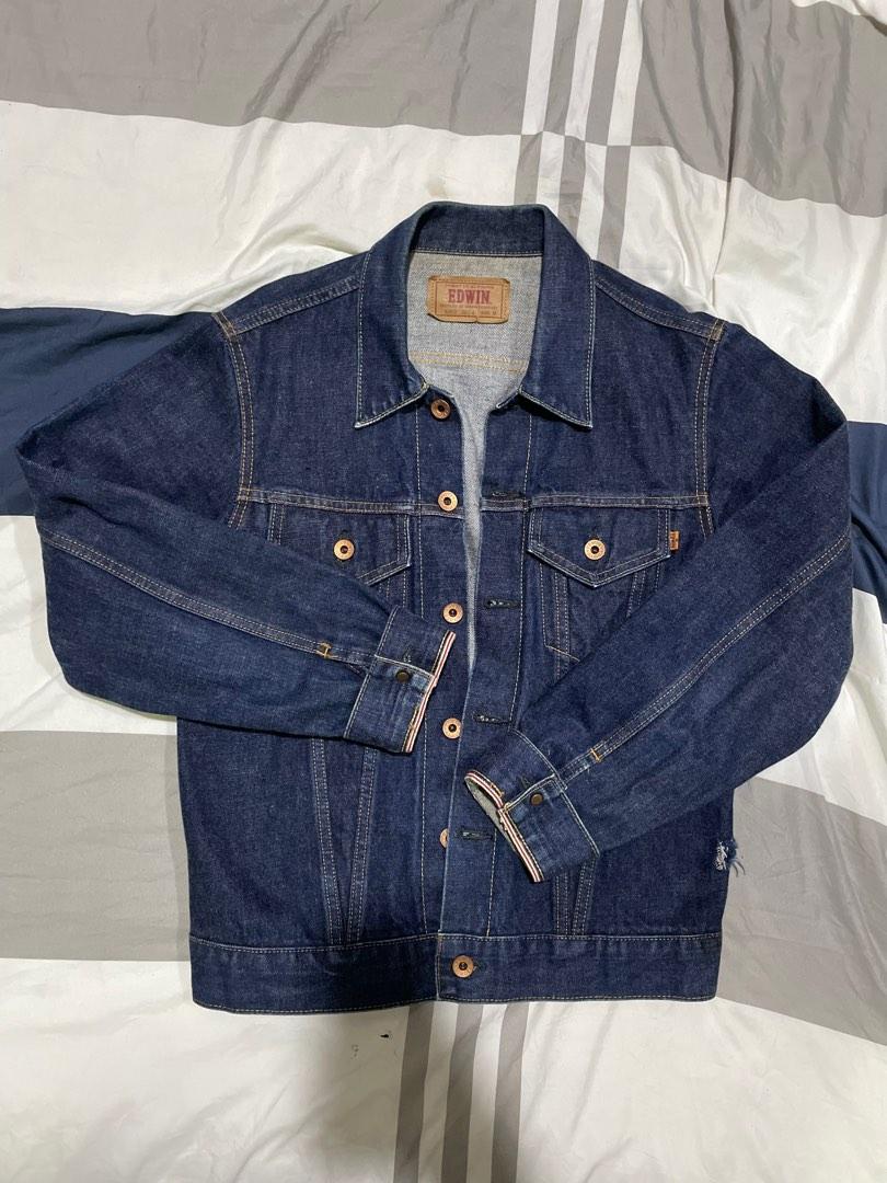 Edwin selvedge trucker jacket, Men's Fashion, Coats, Jackets and ...