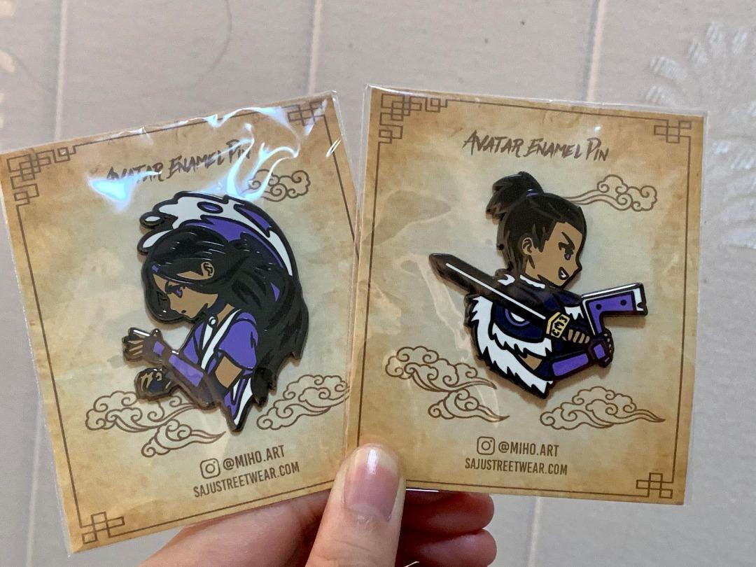 Enamel Pins Avatar The Last Airbender Toph Beifong Katara Sokka ...