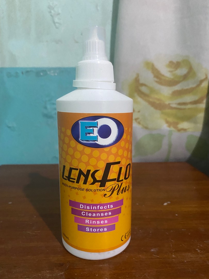 EO Lens Flo Multi-Purpose Solution Plus 360 mL, Beauty & Personal Care ...