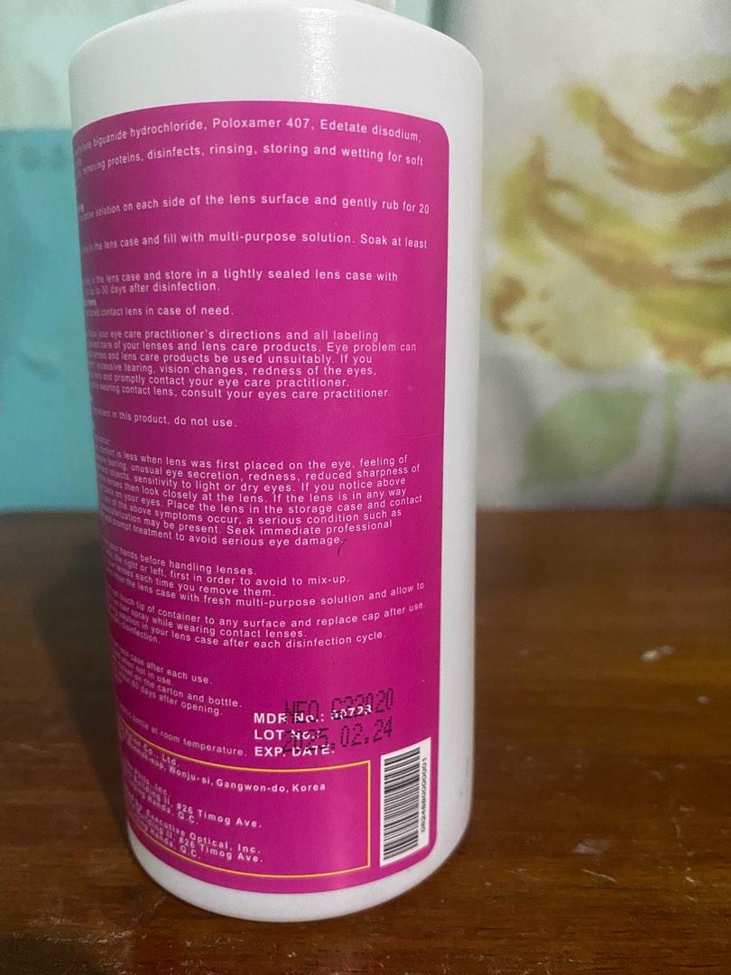 EO Lens Flo Multi-Purpose Solution Plus 360 mL, Beauty & Personal Care ...
