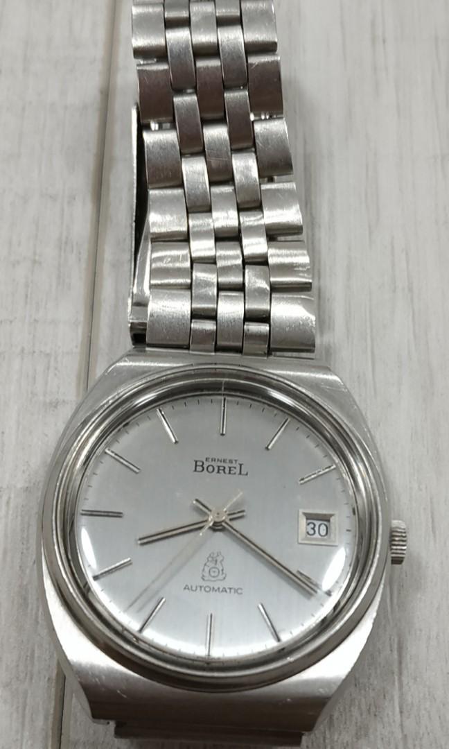 ERNEST BOREL Swiss Made Vintage Mechanical Automatic Wrist Watch ...