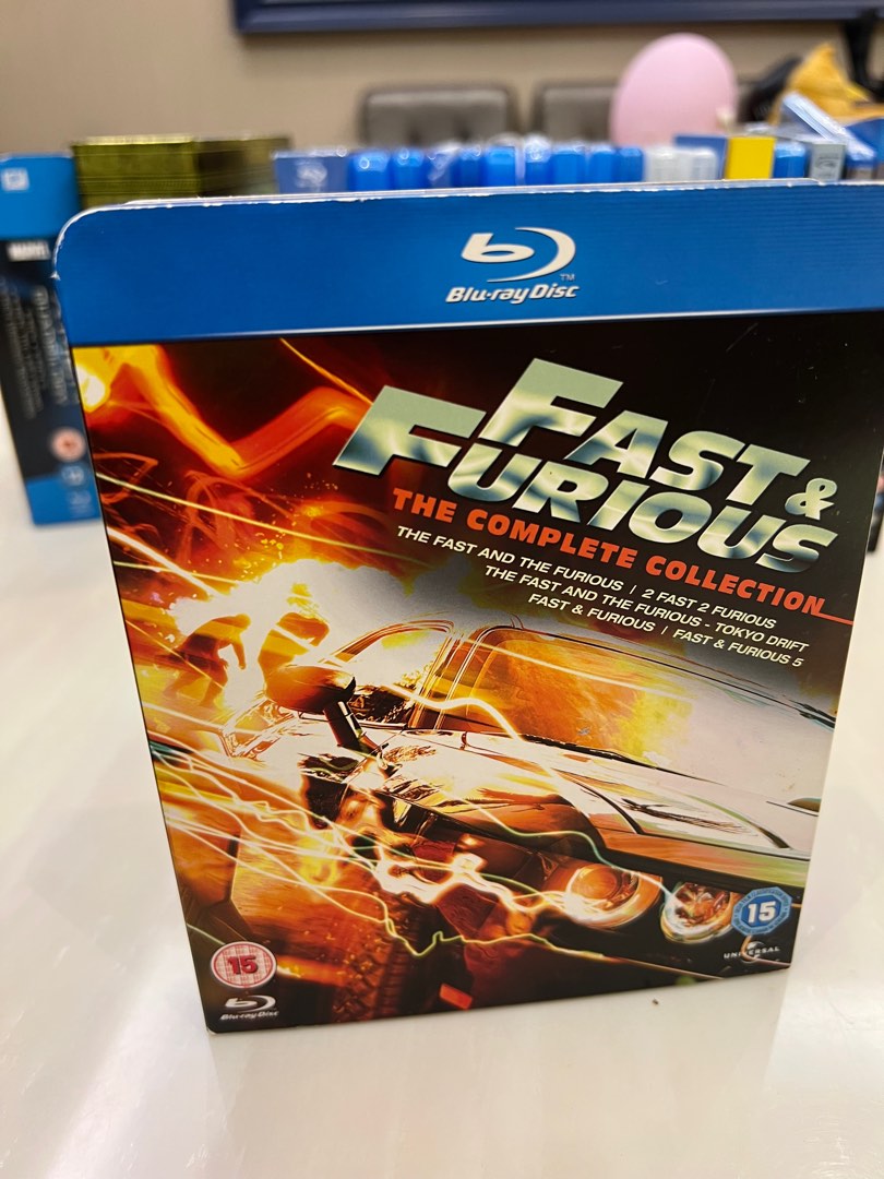 Fast & Furious 1-5 Box Set [Blu-ray, Region free], Hobbies & Toys ...