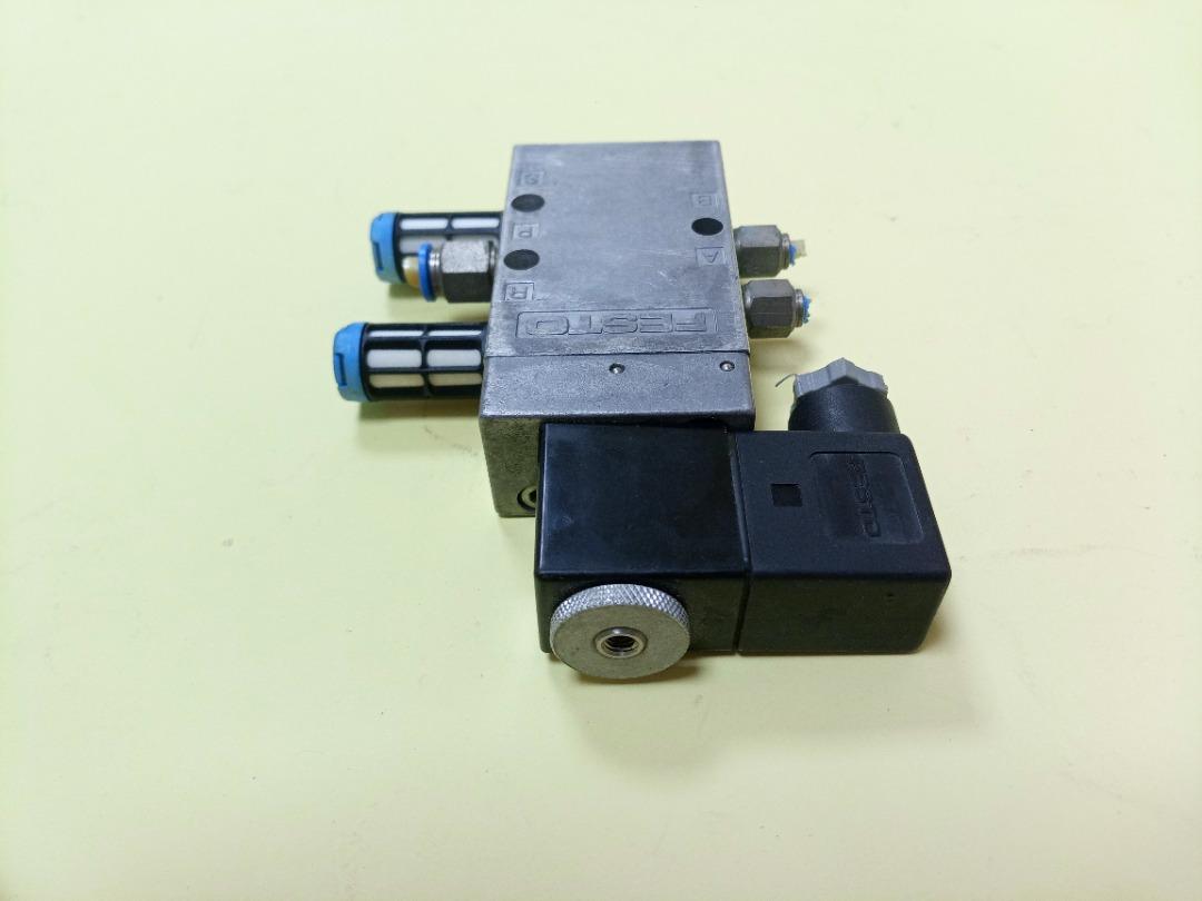 Festo MSFG-24/42-50/60 Solenoid Coil With 9982 MFH-5-1 / 8 Solenoid ...