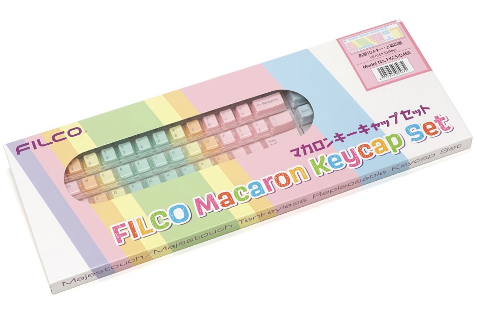 Filco Macaron Keycap Set - Top Print / Ninja (Compatible only for 104 / ...