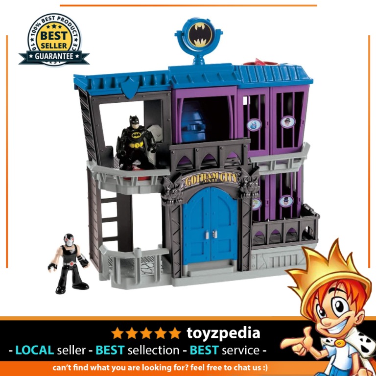 Fisher-Price Imaginext DC Super Friends, Gotham City Jail Playset ...