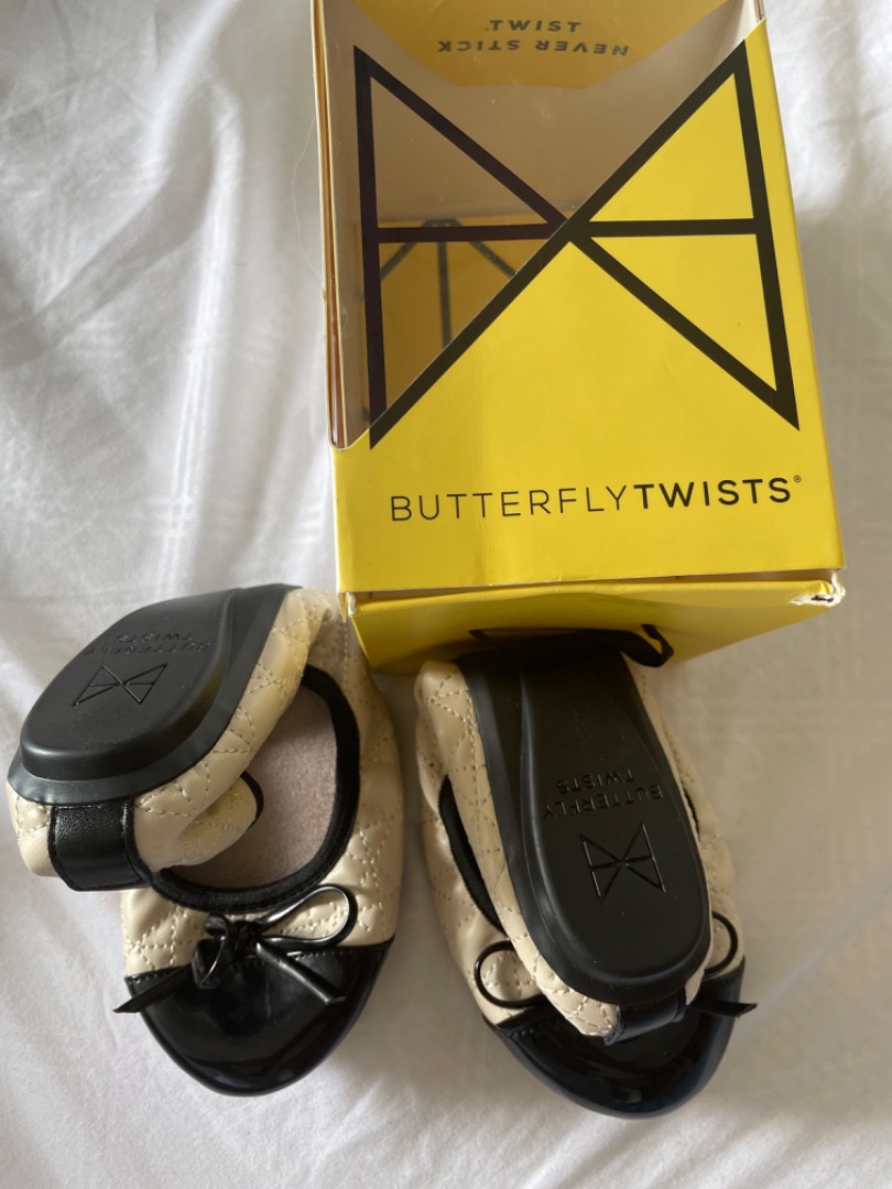 Foldable shoes in a bag, Women's Fashion, Footwear, Flats & Sandals on ...