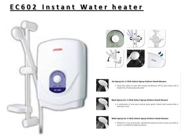 [Free Basic Installation]Joven EC707/EC757 /EC602 Instant Water Heater ...