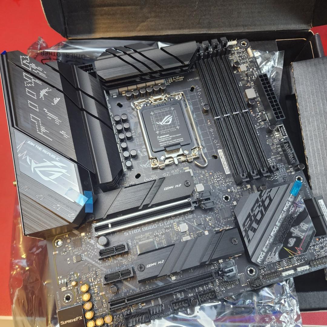 (Fresh RMA) Asus ROG B660-G STRIX Gaming Wifi LGA1700 i5 12400F MATX ...