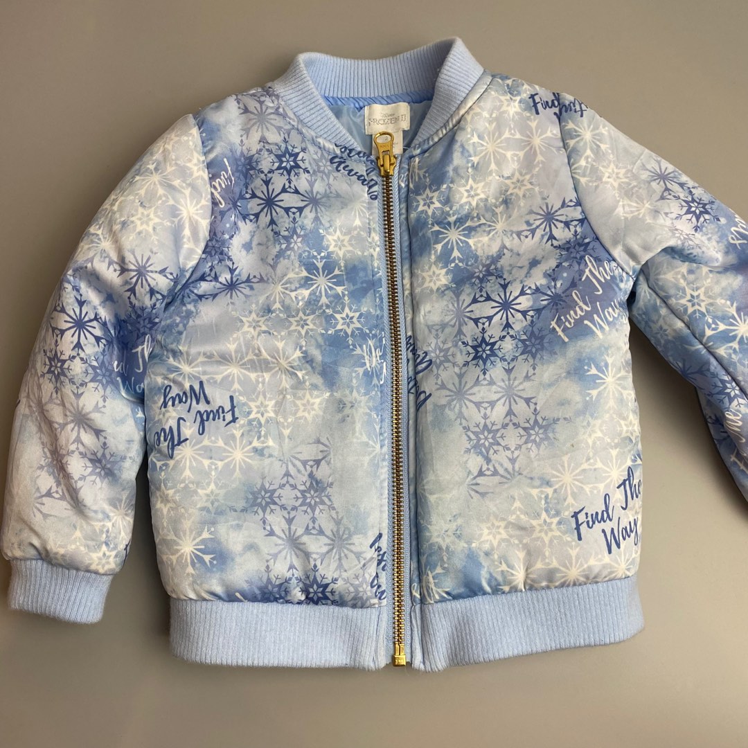 Frozen x Disney Jacket, Babies & Kids, Babies & Kids Fashion on Carousell