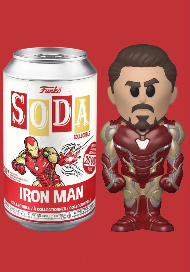 Funko Soda Figure: Iron Man (CHASE), Hobbies & Toys, Toys & Games on ...
