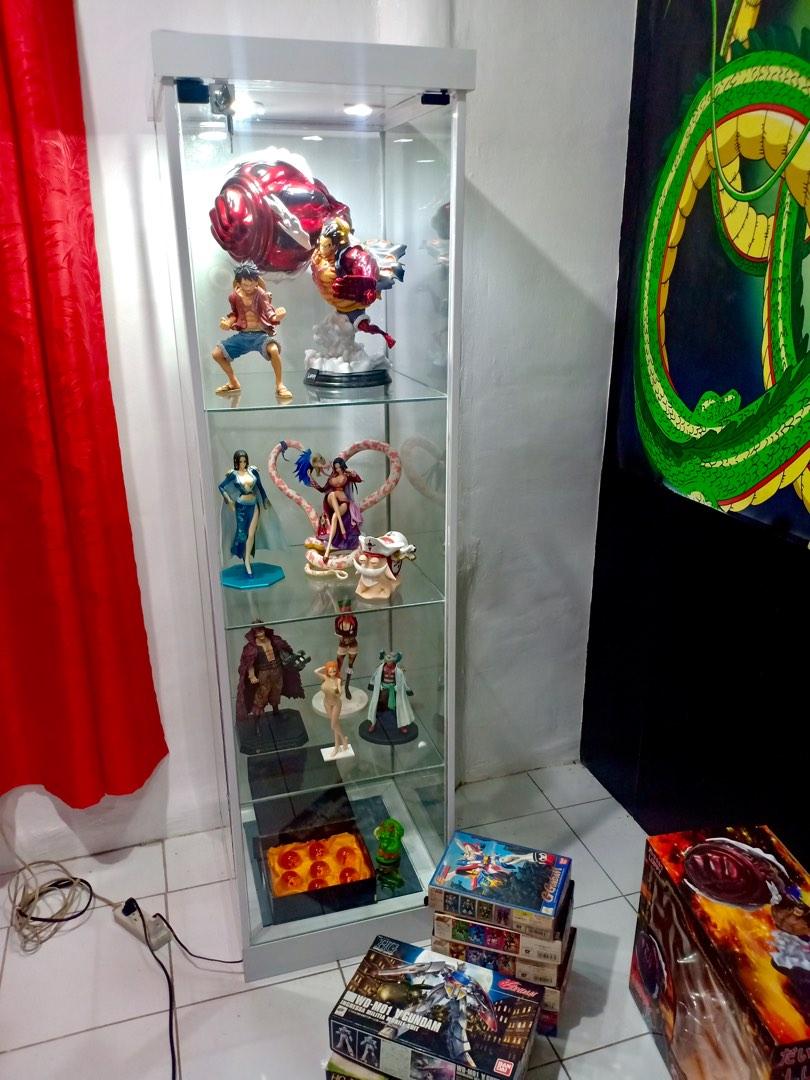 Glass Cabinet, One Piece Luffy & Zoro, Furniture & Home Living ...