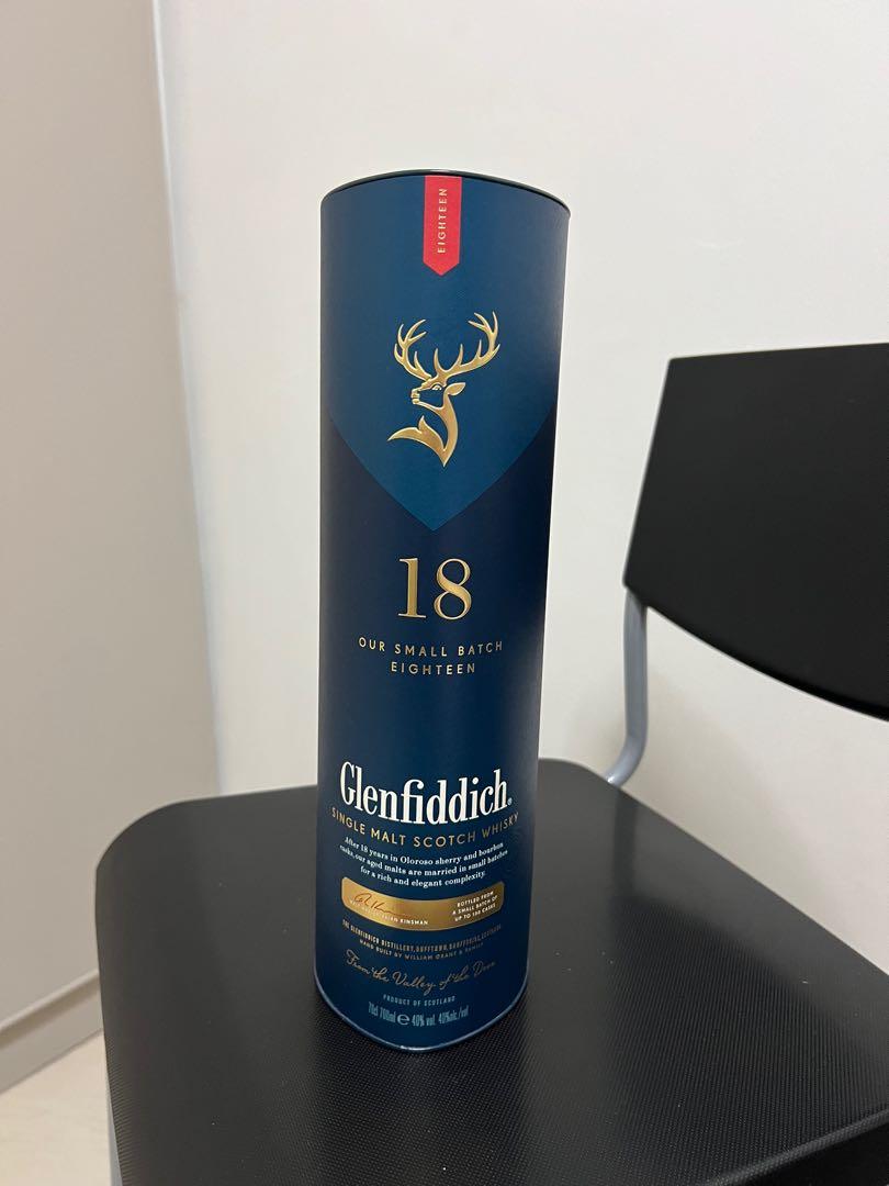 Glenfiddich 18 Years Single MaltScotch Whisky married in small batches ...