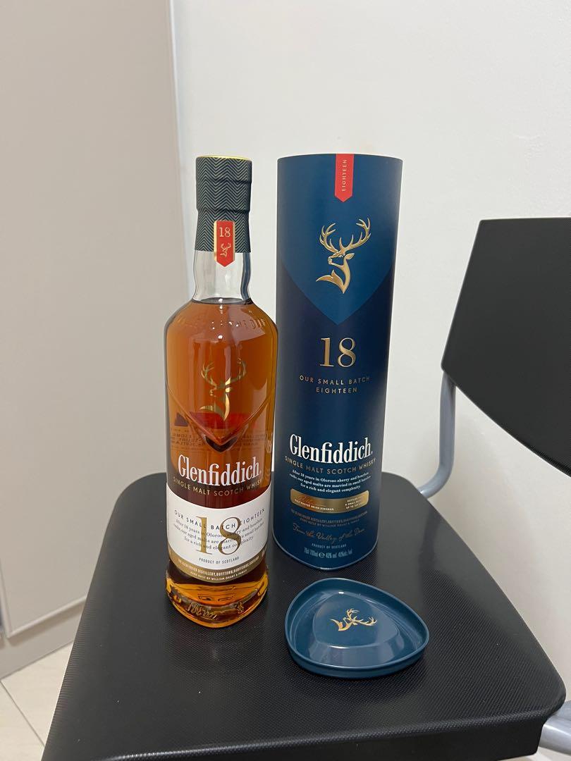 Glenfiddich 18 Years Single MaltScotch Whisky married in small batches ...