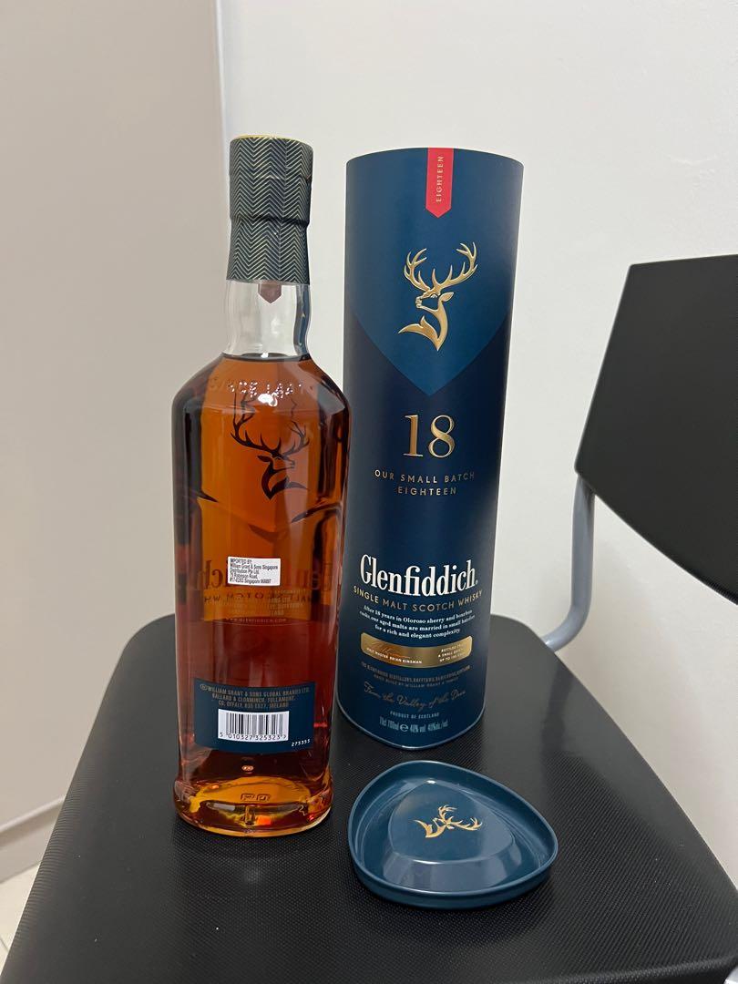 Glenfiddich 18 Years Single MaltScotch Whisky married in small batches ...