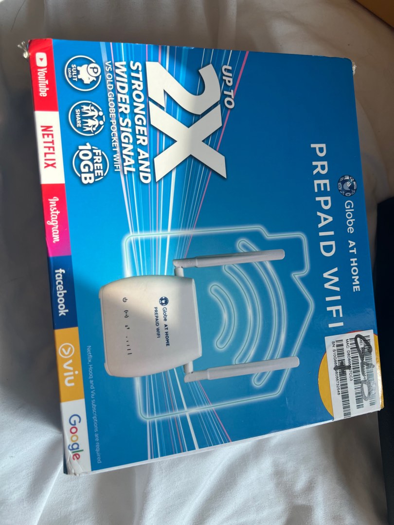 Globe at home prepaid wifi openline with gomo unli sim card, Computers ...