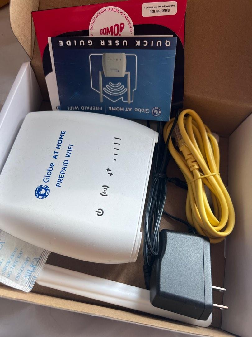 Globe at home prepaid wifi openline with gomo unli sim card, Computers ...