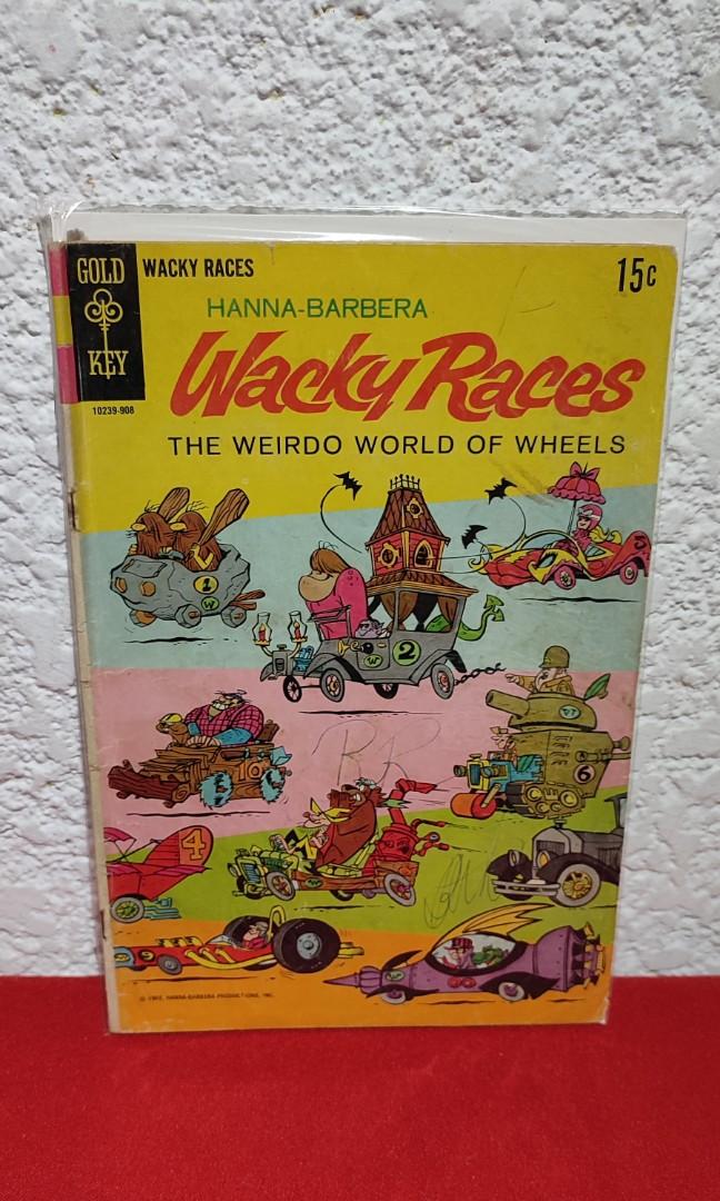 Gold Key Hanna-Barbera WACKY RACES No. 1 (1969) Weirdo World of Wheels ...