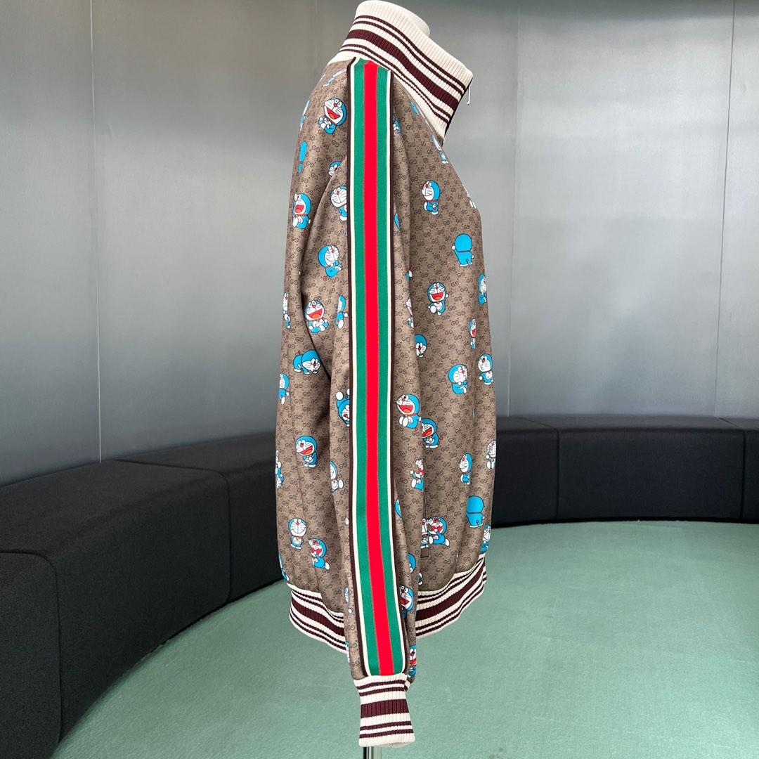 Gucci x Doraemon Jacket, Luxury, Apparel on Carousell