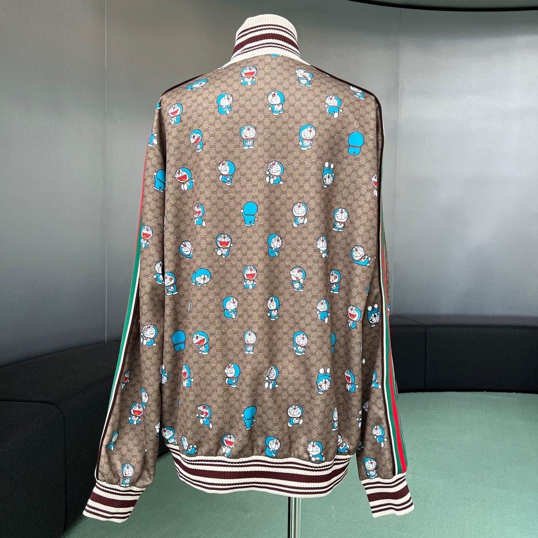 Gucci x Doraemon Jacket, Luxury, Apparel on Carousell