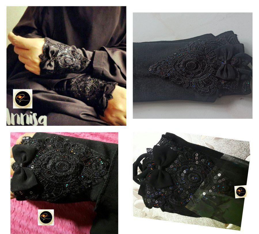 Handsocks Lace Annisa with Ring Exclusive, Women's Fashion, Muslimah ...