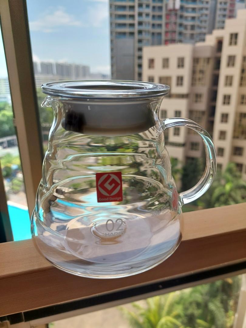 Hario V60 V2 Glass dripper and server set, TV & Home Appliances ...