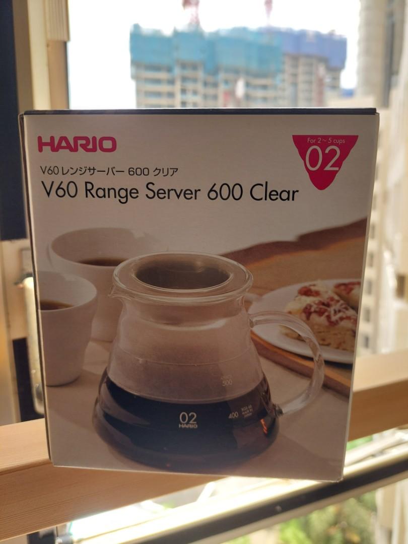 Hario V60 V2 Glass dripper and server set, TV & Home Appliances ...