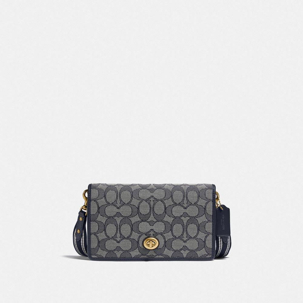 HAYDEN FOLDOVER CROSSBODY CLUTCH IN SIGNATURE JACQUARD, Luxury, Bags ...
