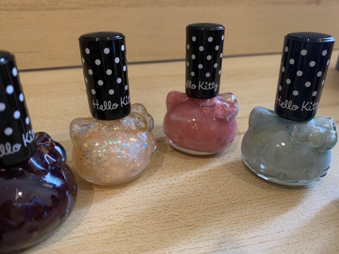 Hello Kitty Nail Polish Set of 6, Beauty & Personal Care, Hands & Nails ...