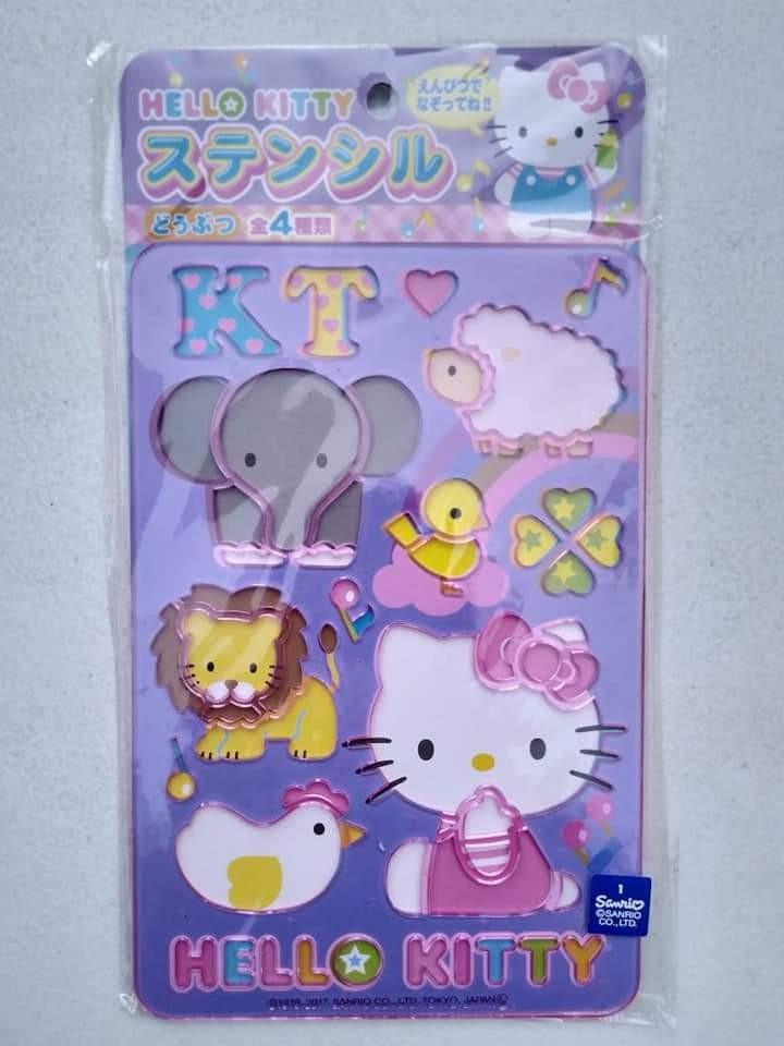 Hello Kitty Stencil Tracing, Hobbies & Toys, Stationary & Craft, Other ...