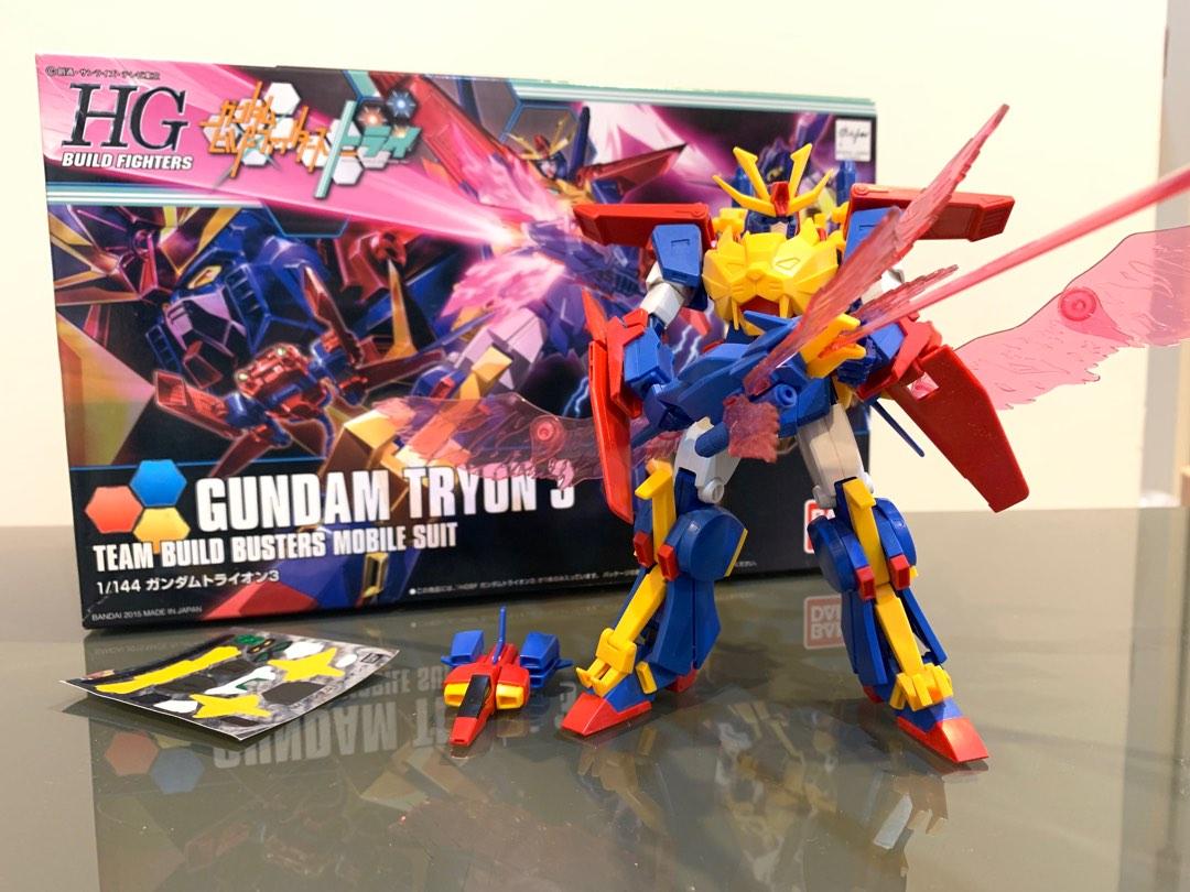 HG 1/144 Gundam Tryon 3 高達 ZZ高達 Build Fighters, 興趣及遊戲, 玩具 & 遊戲類 - Carousell