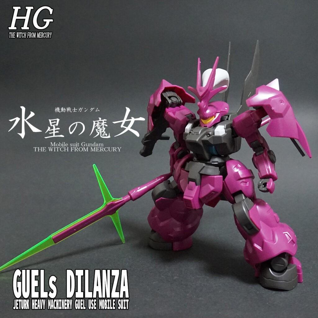 Gundam HG Guel Dilanza 1/144 Model kit high grade Gunpla Mobile suit Gundam the witch from ...